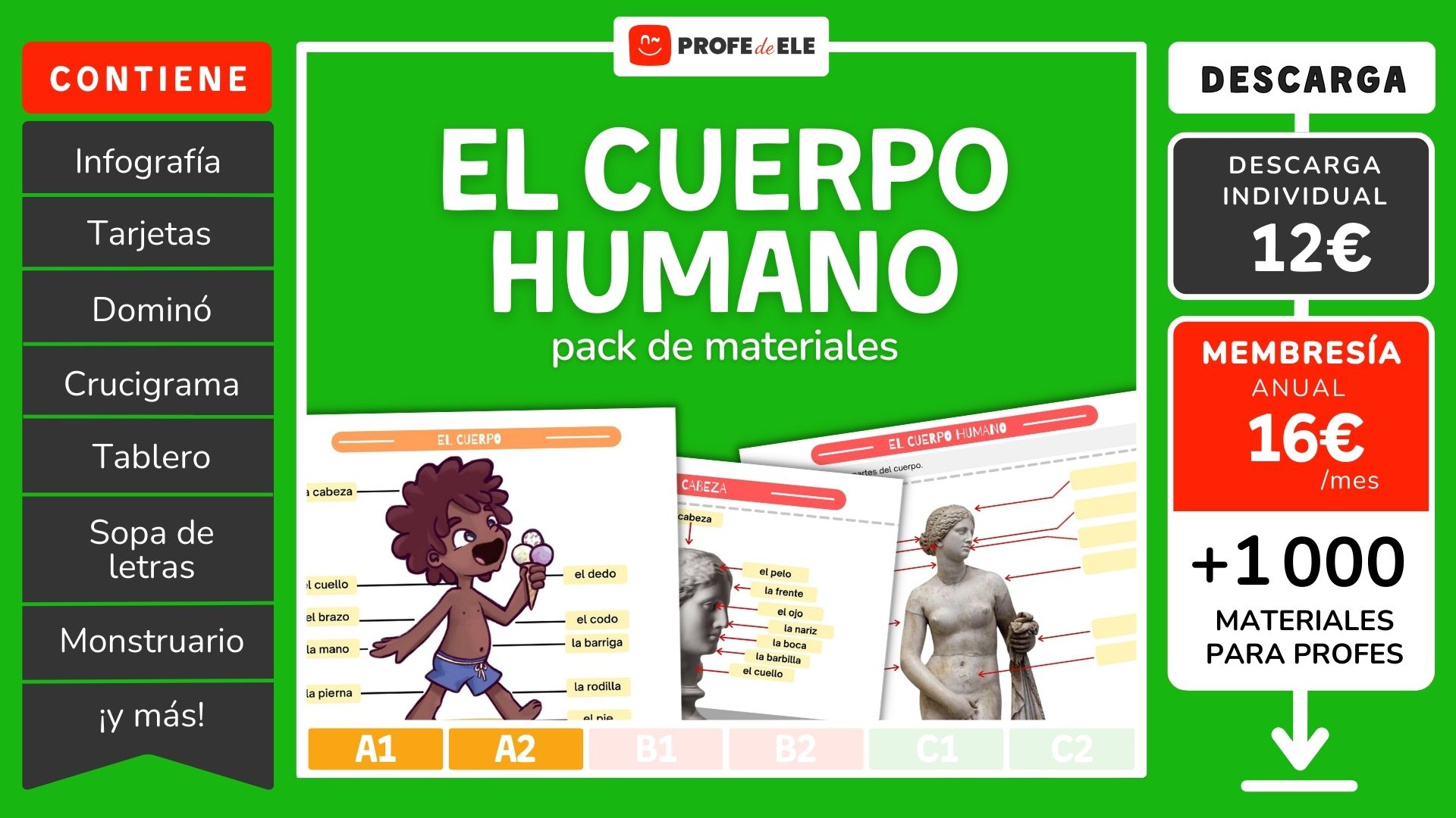 Nivel A1 | Materiales descargables - ProfedeELE