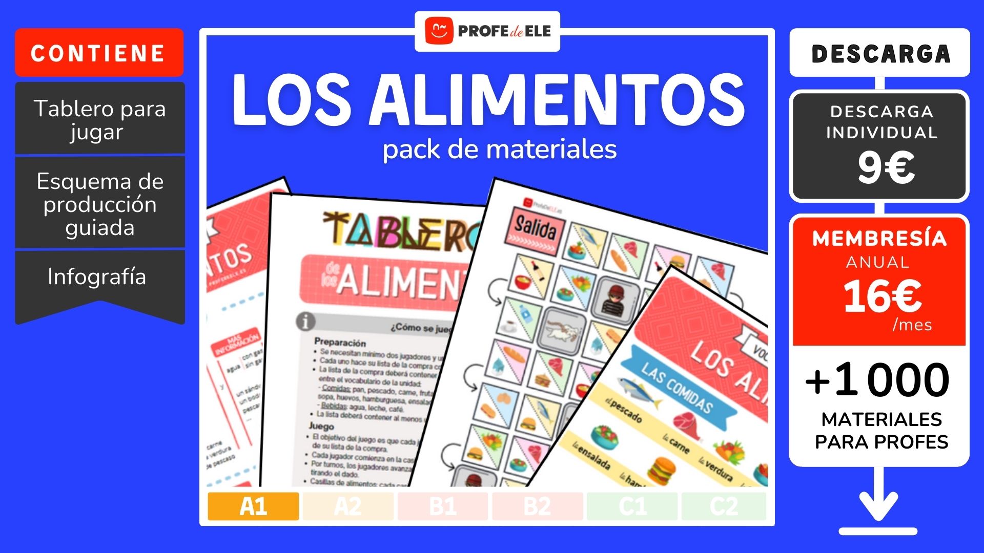 Pack ahorro vocabulario A1-A2