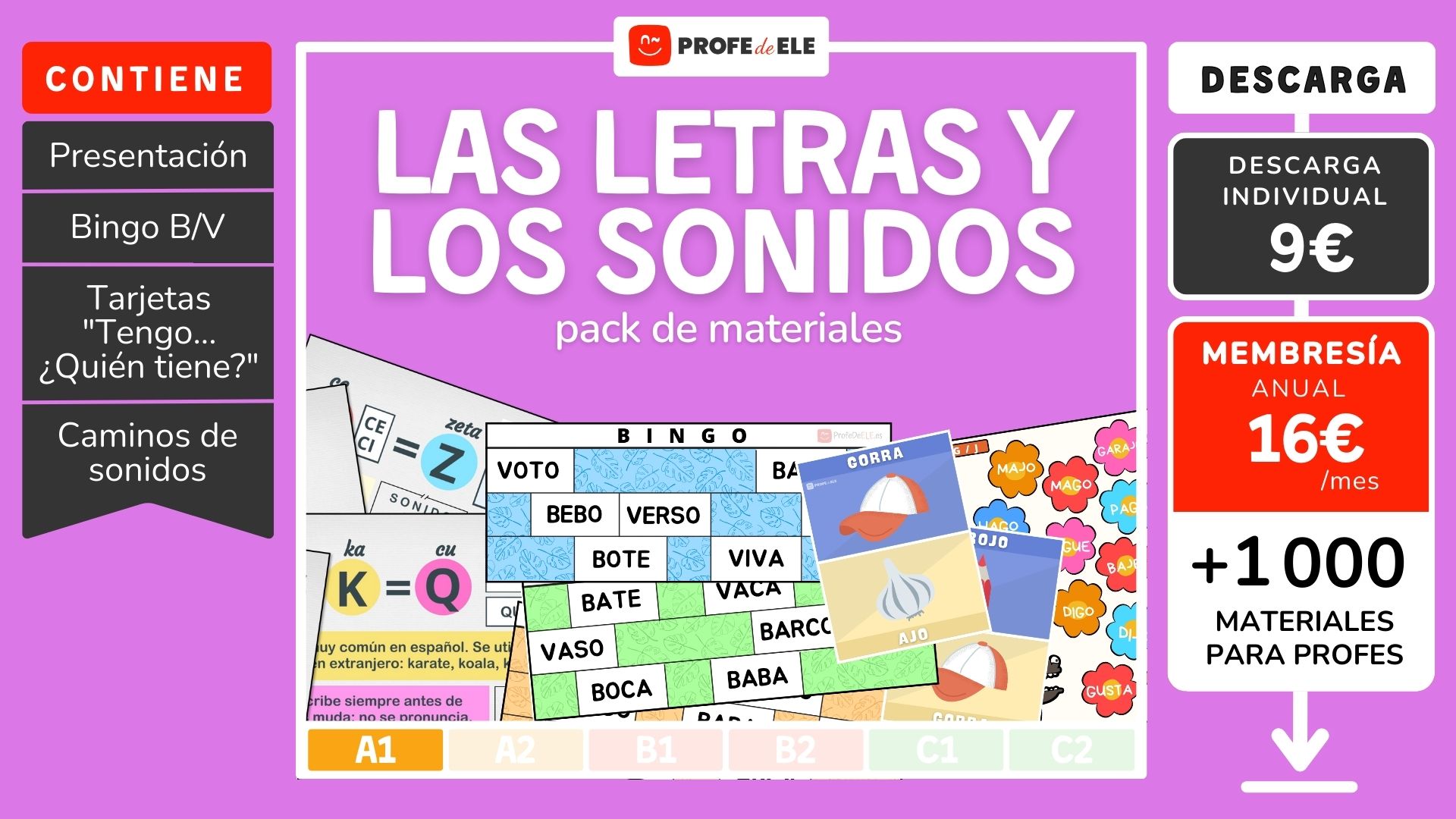 Nivel A1 | Materiales descargables - ProfedeELE