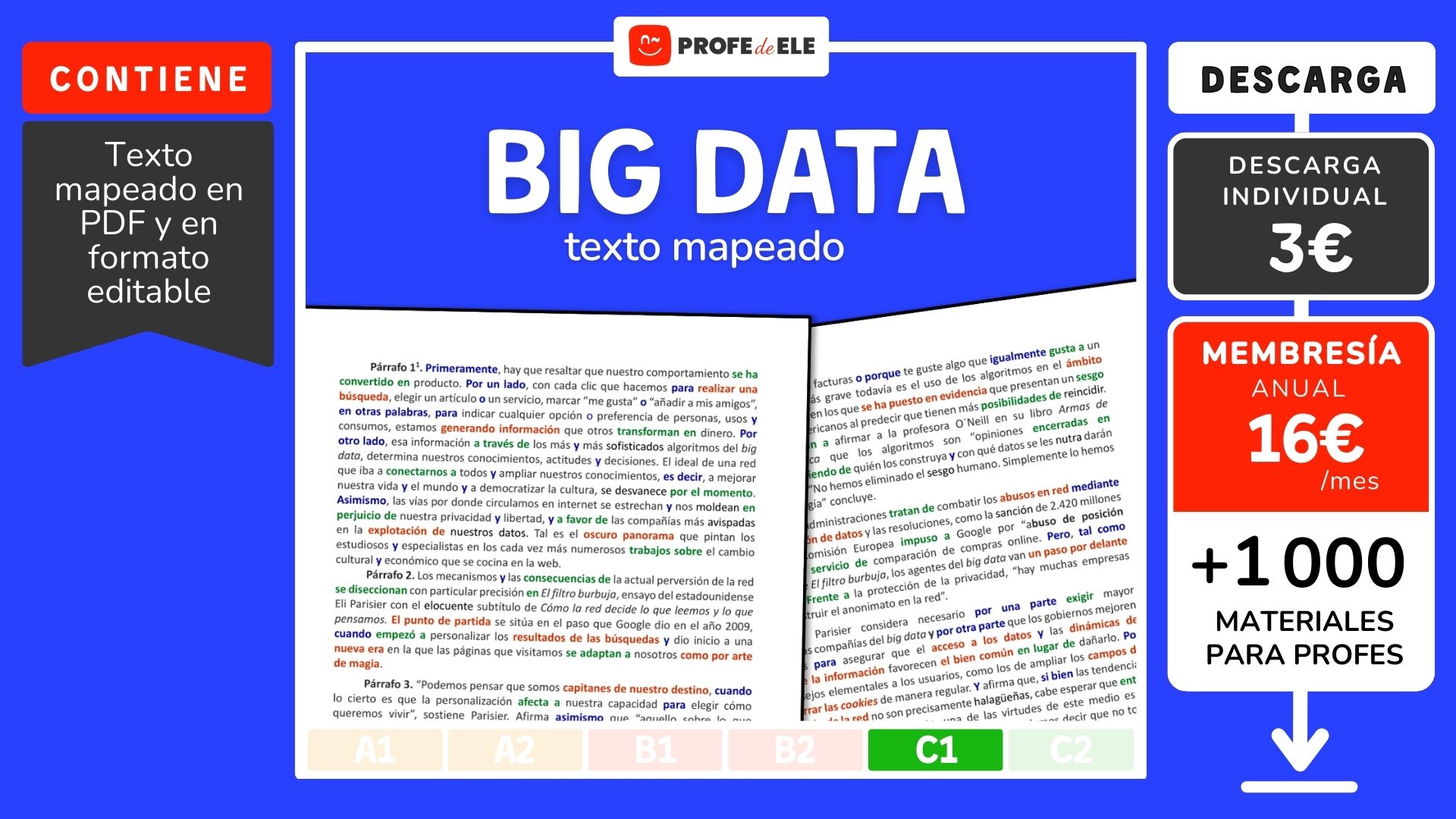 Nivel C1 | Materiales descargables - ProfedeELE