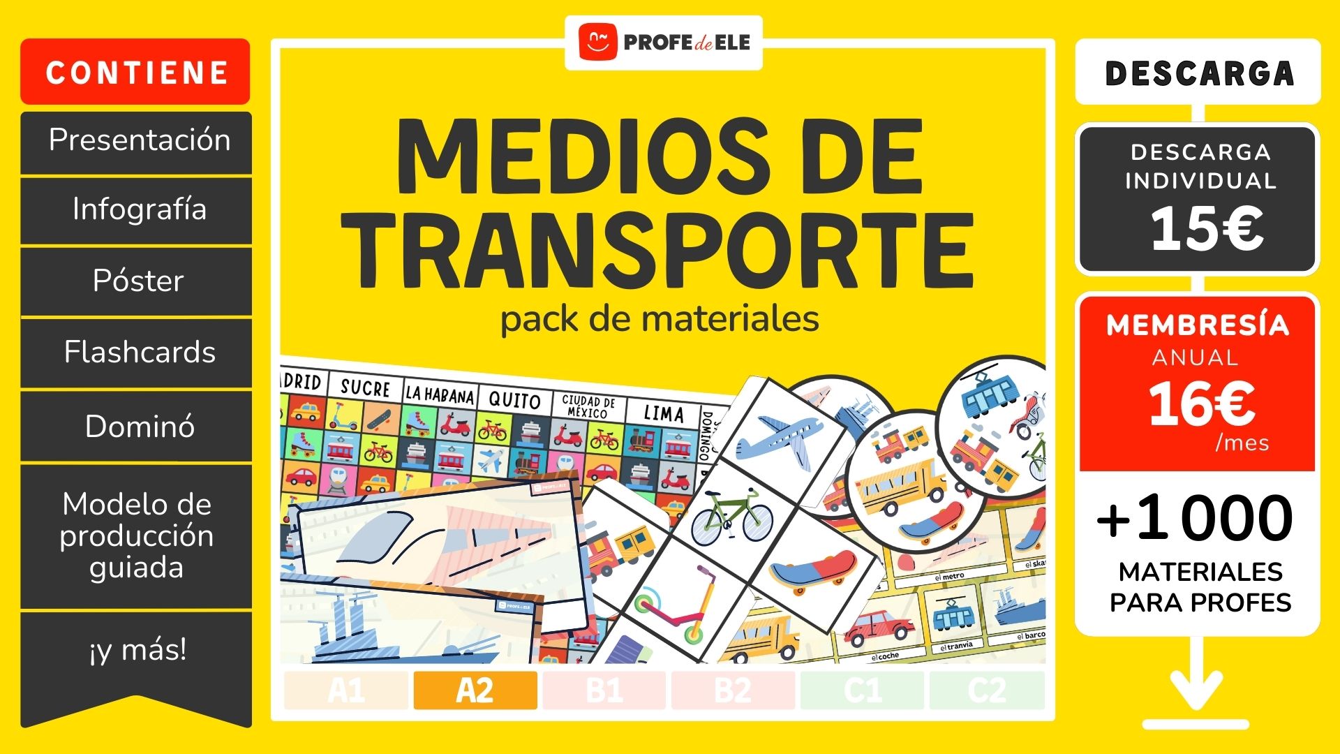 Pack ahorro vocabulario A1-A2