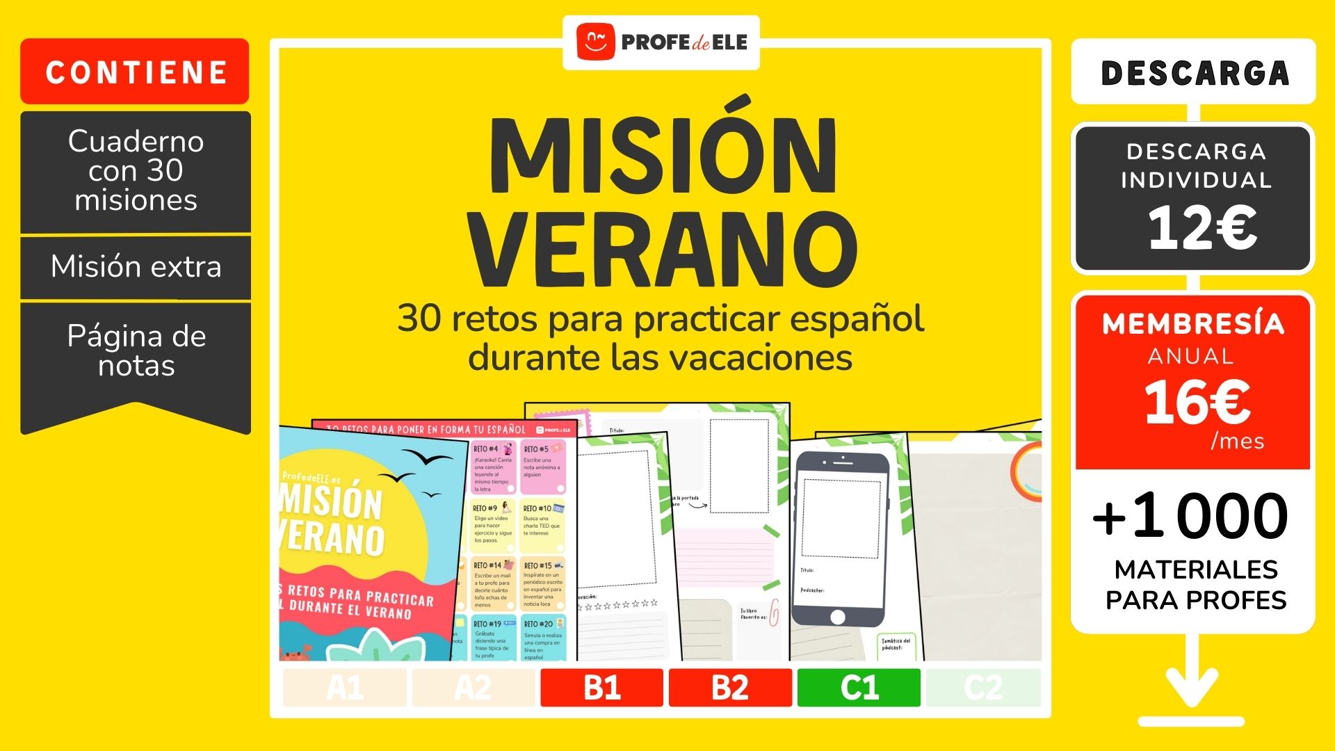 Nivel C1 | Materiales descargables - ProfedeELE