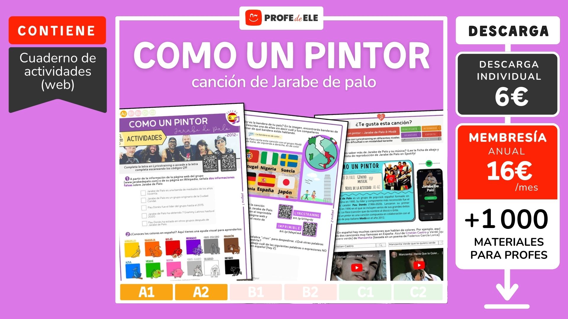 Nivel A2 | Materiales descargables - ProfedeELE