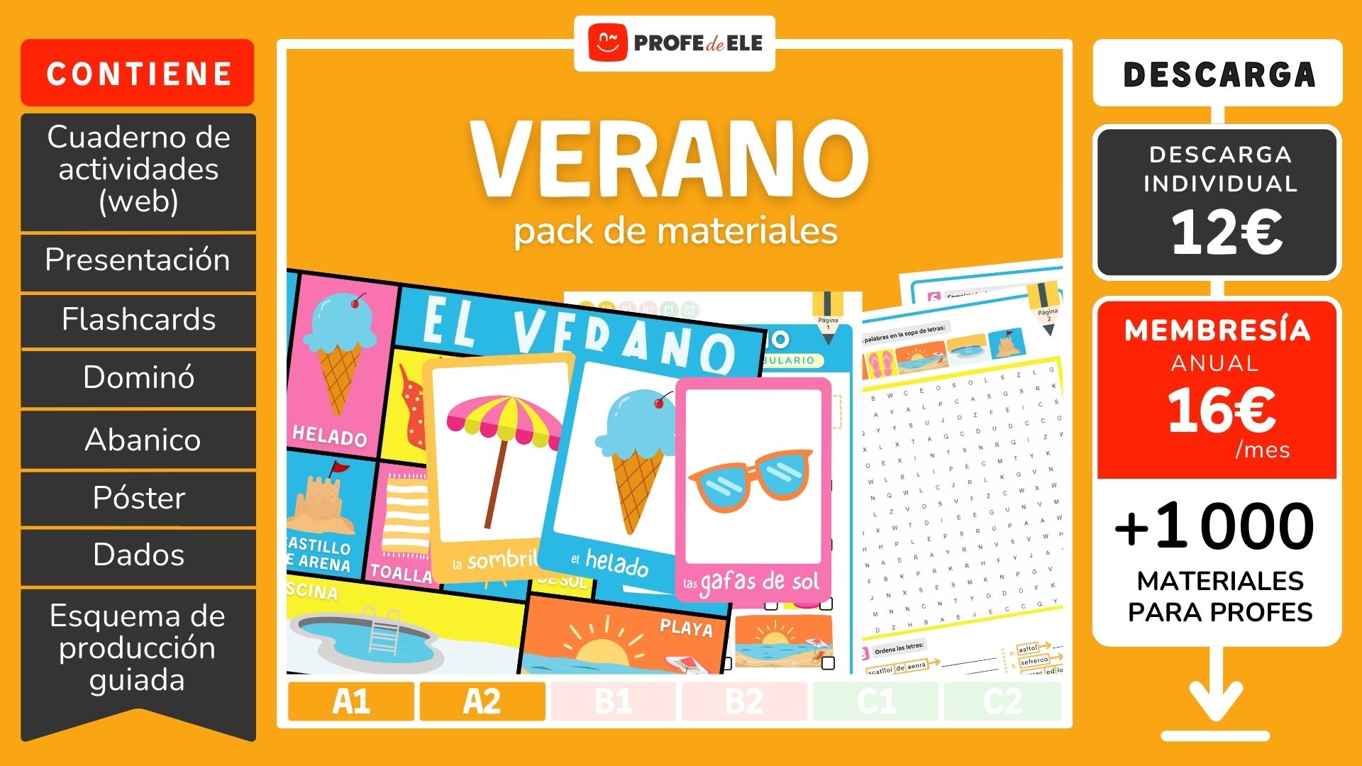 Superpack verano: Pack ahorro de actividades sobre el verano
